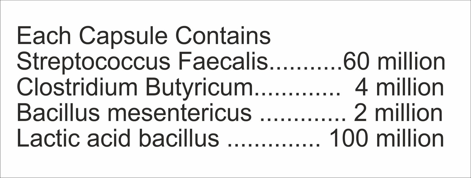 Prebiotic & Probiotic Capsule with Private Label Healthcare Supplement ...